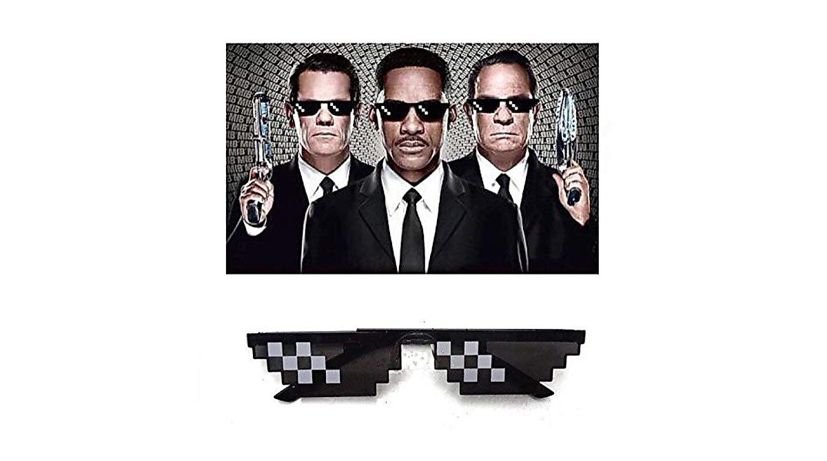 10-Pack Thug Life Pixelated Party Sunglasses for Adults & Kids