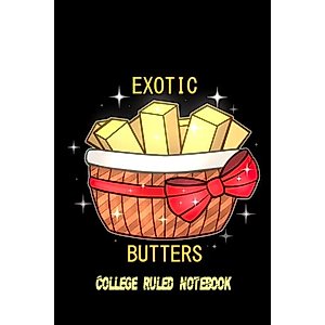 College Ruled Notebook: Funny Fnaf Year Exotic Lesson Butters Body For School Notes, Your Diary Ruler Magazine