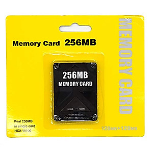 AUEAR, High Speed Game Memory Card Compatible with Sony Playstation 2 PS2 Consoles Game (256MB, 1 Pack)