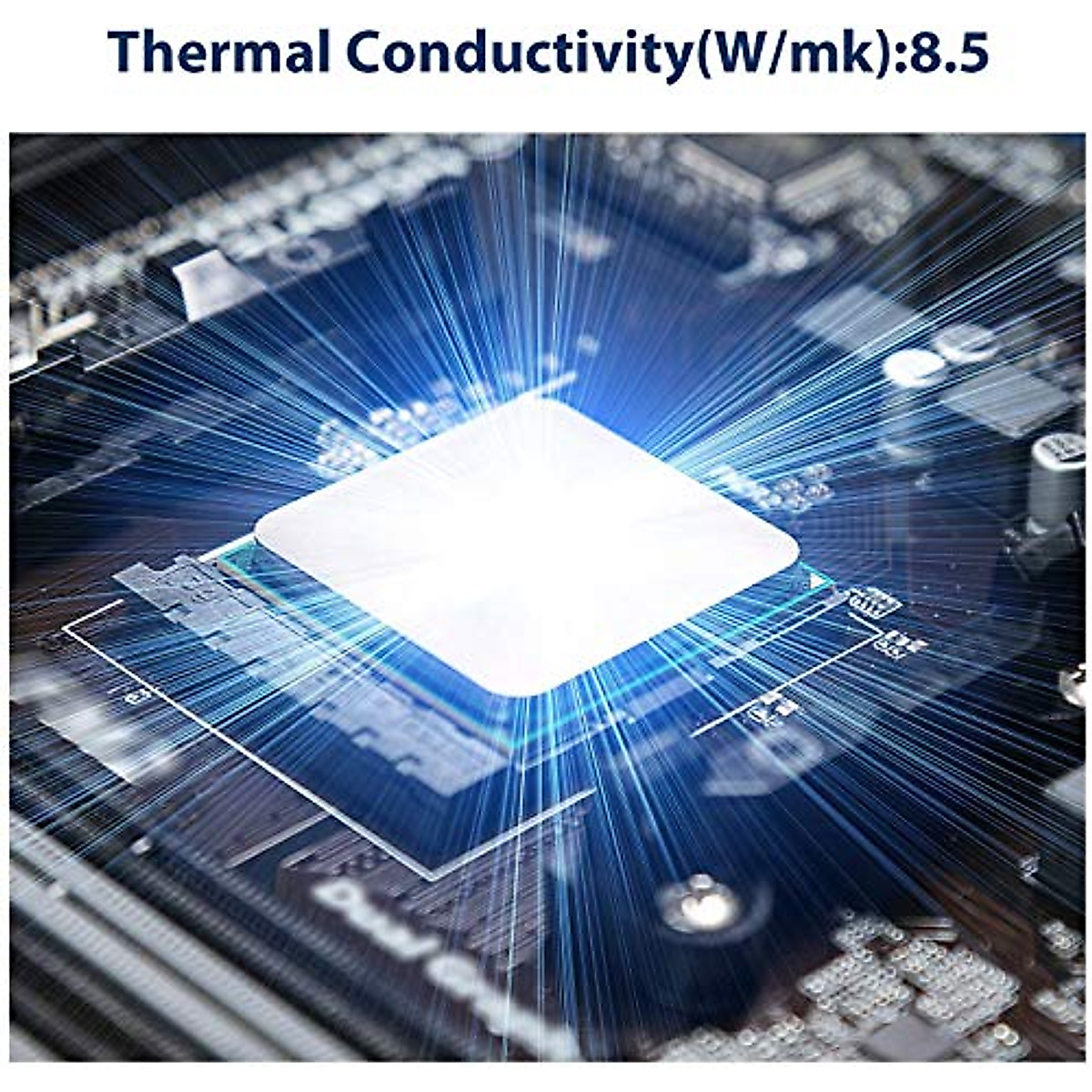 Giochem CPU Thermal Paste Kit 4 Grams with All Pro-Installer Kit,Thermal Conductivity: >6.5W/m-k Thermal Paste, Heatsink Past;Thermal Compound