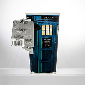 Se7en20 Doctor Who Ceramic Tardis Police Box Tumbler 13th Doctor 12oz
