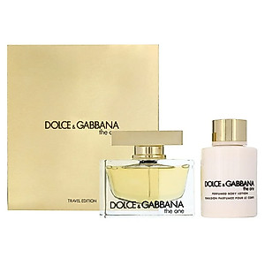 Dolce & Gabbana The One for Women Travel 2 Piece Set (2.5 Ounce Eau de Parfum Spray + 3.4 Ounce Body Lotion)