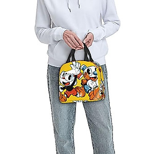 Unisex Travel Lunch Bag for Men Boys Lightweight Lunch Box Anime Lunch Cooler Bags for Work/School/Picnic/Office/Hiking/Outdoor/Camping/Fishing