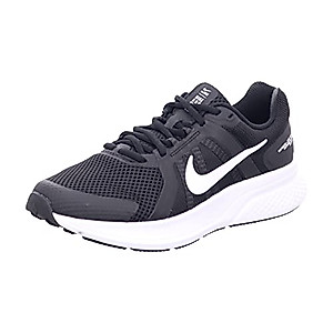 NIKE Men's Run Swift 2 Shoe, Black White Dk Smoke Grey, 9