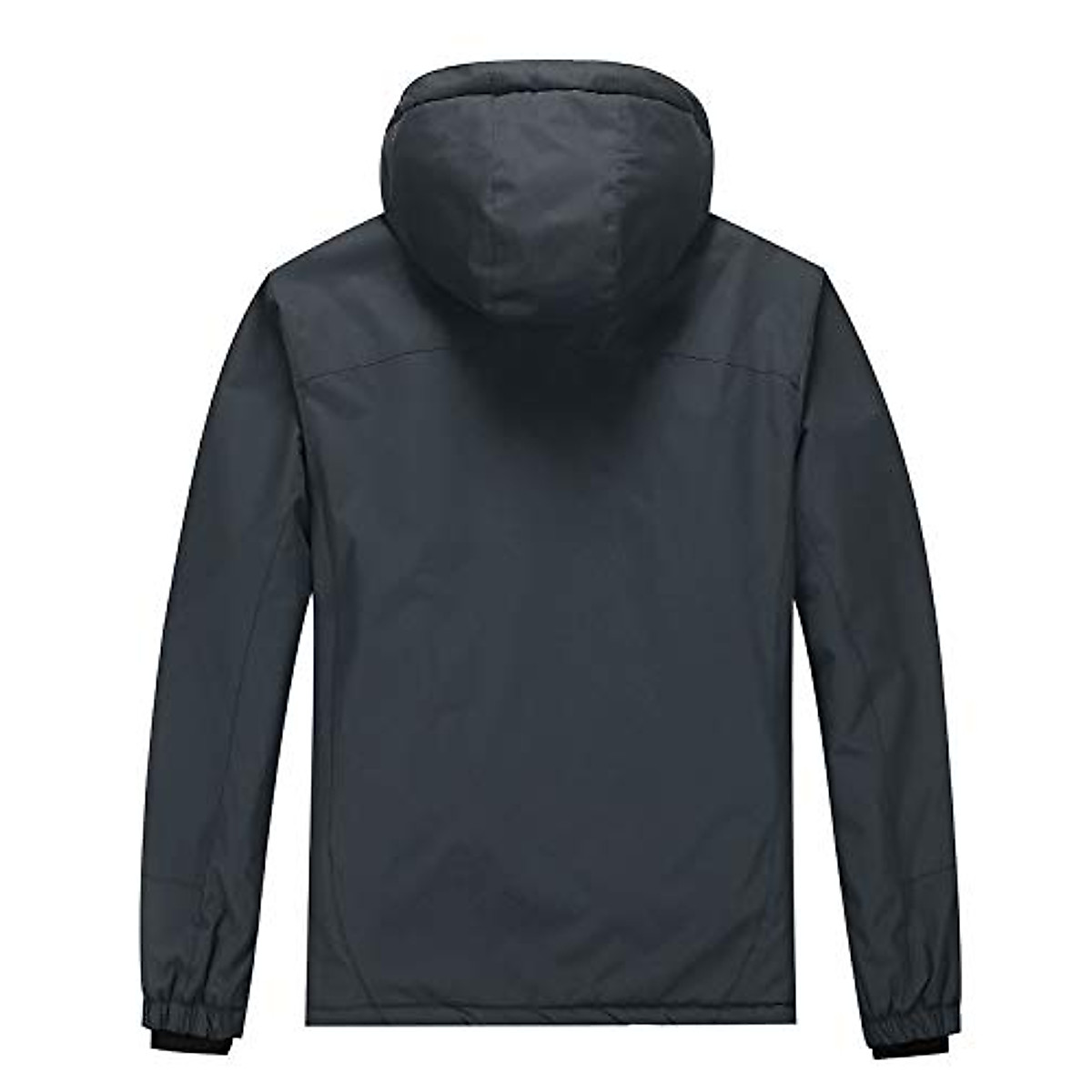 WULFUL Men's Waterproof Ski Jacket Warm Winter Snow Coat Mountain Windbreaker Hooded Raincoat