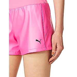 PUMA Women's Train Shimmer 4" Shorts, Luminous Pink, XL