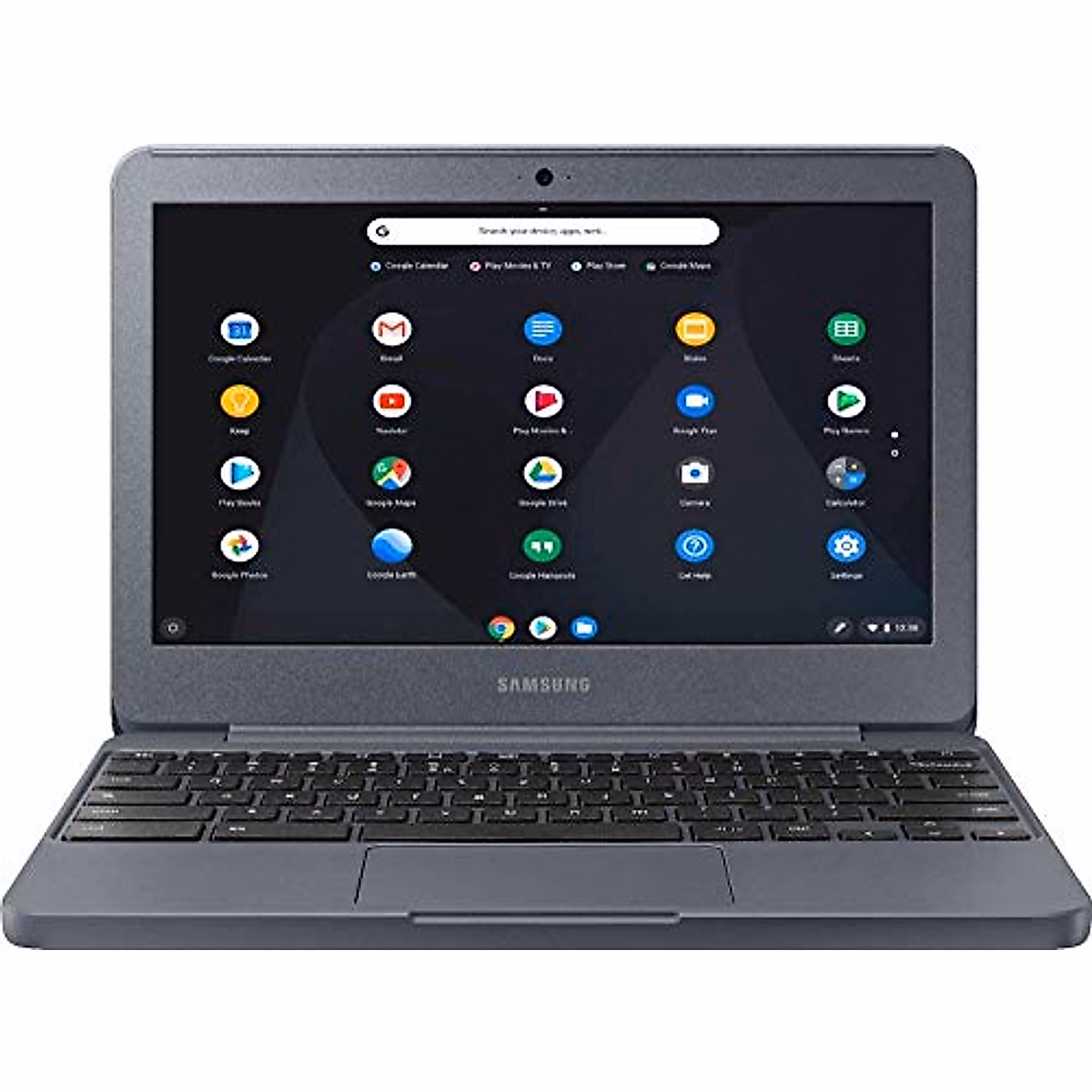 SAMSUNG Chromebook 3 11.6-inch HD WLED Intel Celeron 4GB 32GB eMMC Chrome OS Laptop (Charcoal)
