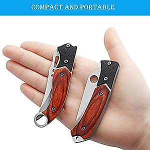FEIZII Small Folding Knife Tactical Knife Outdoor Lifesaving Pocket Knife Convenient for Daily Carrying (12PACK)