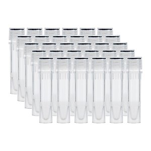 CryoKing Cryogenic Vials 1.5 ml with Screw Caps Cryotubes for Low Temperature Sample Storage Clear Sterile Vials, Case of 2000