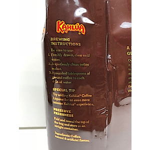Coffee Kahlua Mocha Gourmet Ground Coffee, 12-Ounce Bags (Pack of 2)