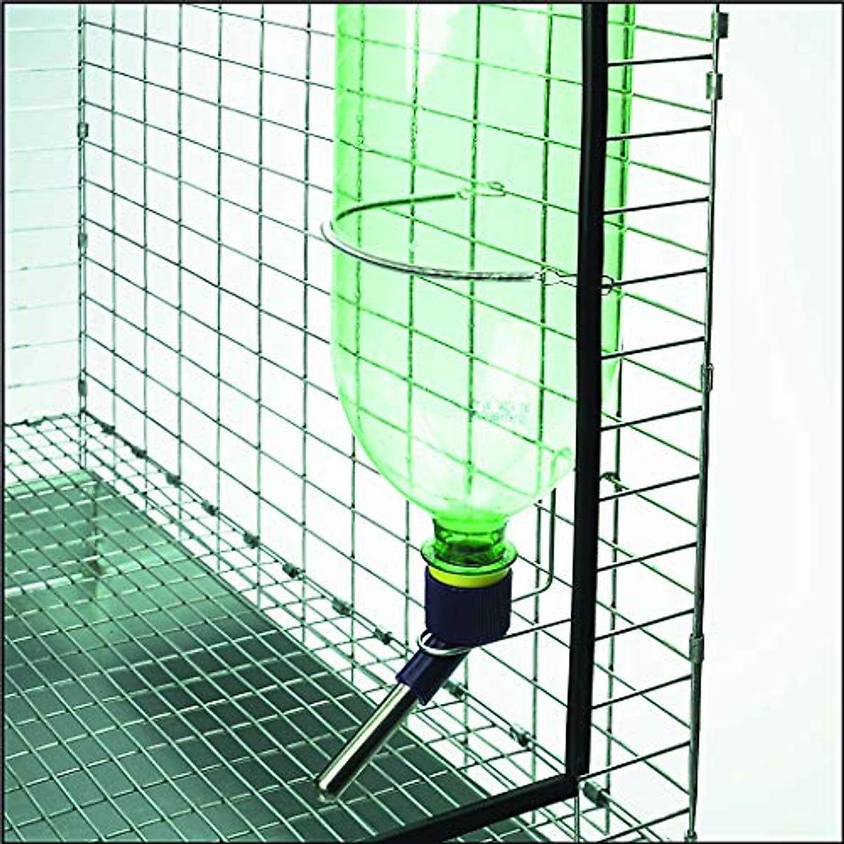 Pet Lodge Earth Friendly Fountain Converts Plastic Bottles into Watering Device for Rabbits, Hamsters, Gerbils, Other Small Animals (Item No. EFF1)