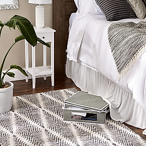 DII Breathable Closet Storage Organizer, Cube, Gray