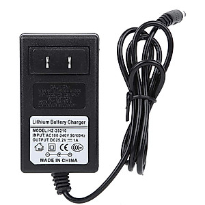 Massage Gun Adapter AC DC 100 to 240V Muscle Gun Charger Adapter Power Supply Cord Cable (US 25.2V)
