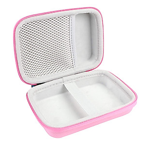 Baval Hard Carrying Case Replacement for Label Maker Machine NiiMbot D11 D110 Portable Wireless Bluetooth Label Printer (Pink)