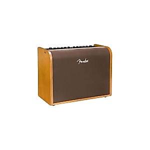 Fender Acoustic Guitar Amp, 100 Watts, with 2-Year Warranty Bluetooth Speaker, 8 Inch Full-range Speaker, 14Hx18.5Wx9.25D inches, Wood, Natural Blonde