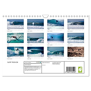 SURF PASSION 2024 Photos by Marion Koell (Wall Calendar 2024 DIN A4 Landscape), CALVENDO 12 Month Wall Calendar