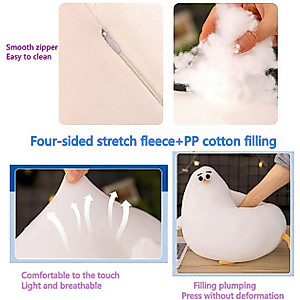 TBATQUIL Cute Seagull Fat Chicken Plush Toys, Funny Plush Stuffed Animal Cartoon Plush Toys Kids Boys Girls Festival Gifts (10.23inches)