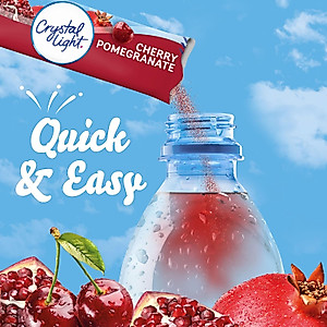 Crystal Light Antioxidant, Natural Pomegranate Cherry Drink Mix, 10 ct