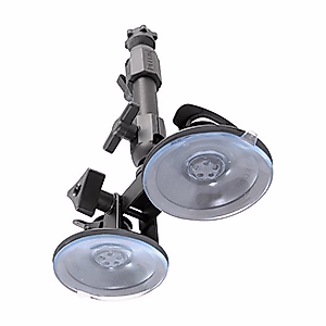 Delkin Devices Fat Gecko Dual Suction Camera Mount (DDMOUNT-SUCTION), black