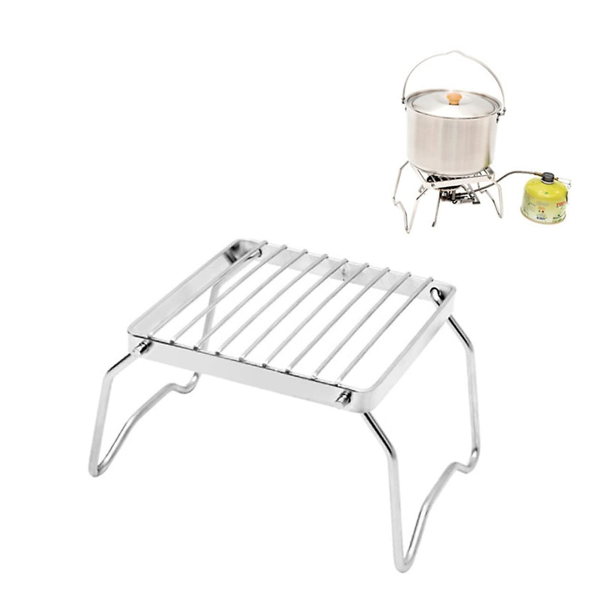 BESPORTBLE Grilling Accessories for Outdoor Grill Barbecue Charcoal Grills Outdoor Grill Accessories Portable Smoker Grill Grilling Basket Pan Backyard Cooking Grill Charcoal Bbq Pocket Metal