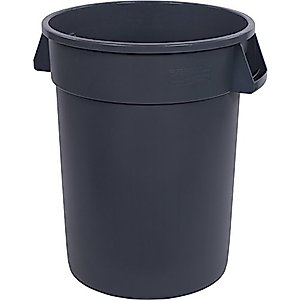Carlisle FoodService Products CFS 34103223 Bronco Round Waste Container Only, 32 Gallon, Gray