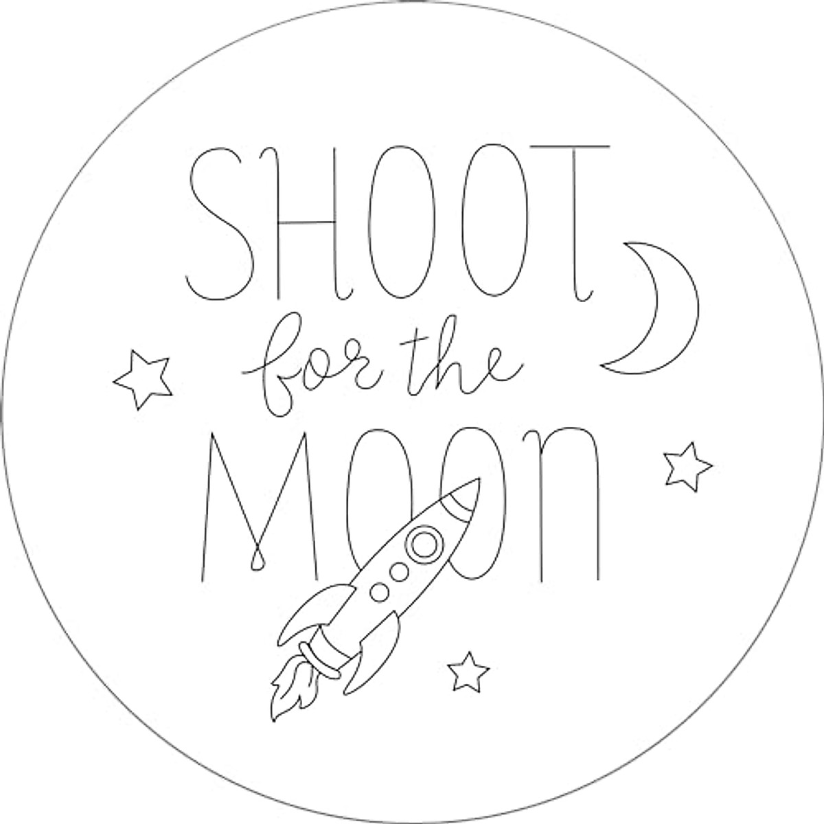 Celestial Embroidery Pattern Transfers (set of 10 hoop designs!)