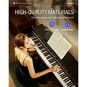 Donner DDP-400 Digital Piano + Donner Duet Piano Bench