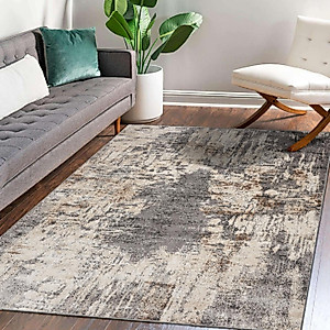 LUXE WEAVERS Artistic Area Rug, Gray-Gray 9x12