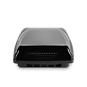 Dometic Penguin II Low Profile Rooftop Air Conditioner - Hi Cap 15k BTU AC with Multi-Zone CCC II Control Board - Portable Black Air Conditioner for RVs, Trailers, and Campers, Cool Only