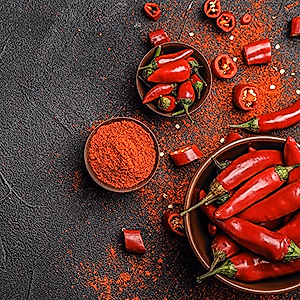 The Spice Lab Organic Cayenne Pepper Powder - Gluten Free Ground Cayenne Pepper for Mexican and Indian Cooking - 1.7 oz French Jar - Organic Kosher, Non GMO & Keto Friendly Salmon Seasoning