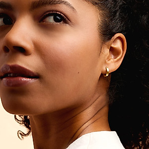 RS Pure by Ross-Simons 14kt Yellow Gold Huggie Hoop Earrings