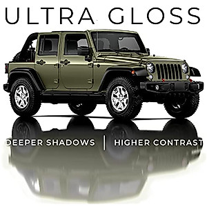 VViViD+ Ultra Gloss Combat Military Green 3ft x 5ft Vinyl Car Wrap Premium Paint Replacement Film Roll w Nano Air Release Technology, Stretchable Protective Liner