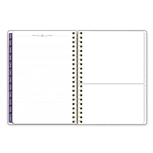 Southworth Planner (January 2024-December 2024), 8.5" x 11", Sweet Purple Rustic Wreath, Premium 28#/105 gsm Paper, Large Twin Wire (91023)