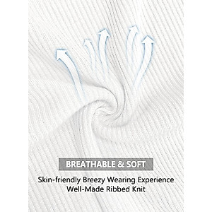 DOROSE Womens Summer Tops Sexy V Neck Casual Ruffle Short Sleeve Shirts Blouses White Medium