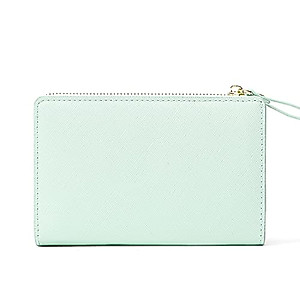 JIUFENG Women Zipper Wallet RFID Blocking Multi Purpose Coin Pouches Credit Card Holder Short Purses (Light Green)