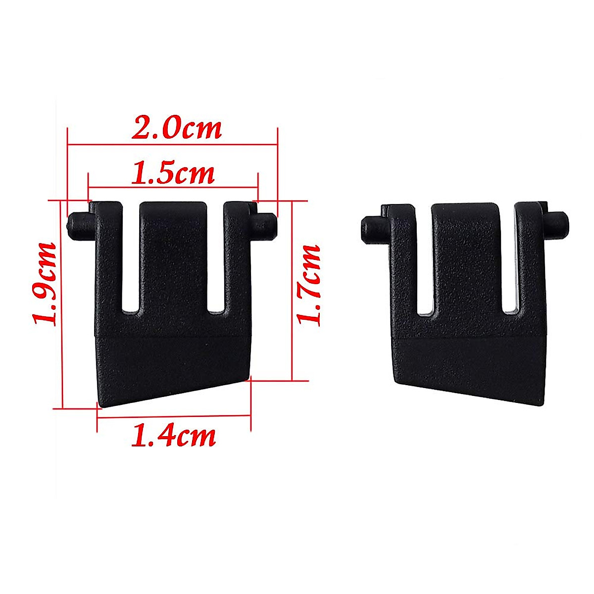 HUYUN Stand Foot Replacement Accessories Parts for Corsair K65 K63 LUX RGB Mechanical Gaming Keyboard (1 Pair Stand Foot)