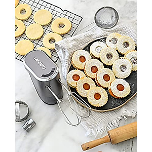 Cuisinart Electric Hand Blender & Mixer, EvolutionX Cordless Hand Mixer, 5 Speeds, Gray/Black, RHM-100