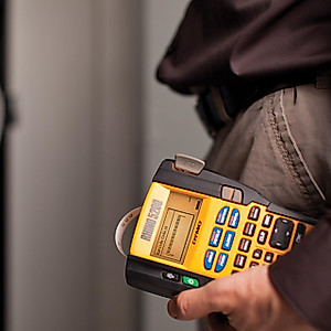 DYMO Industrial Flexible Nylon Labels, 3/4", Black on White, 18489, DYMO Authentic