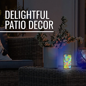 Graham Products 190 Pieces Glow in The Dark Rocks | Indoor & Outdoor Use - Garden, Fish Tank Pebbles, Planter, Walkway Decoration & More | for Kids Aged 6 & Up | Powered by Sunlight - Multi-Colored