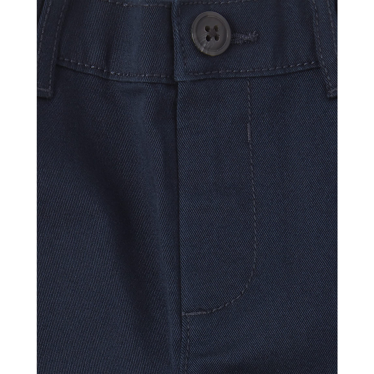 The Children's Place Baby Boys' and Toddler Stretch Chino Pants, New Navy Single, 2T