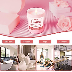 Coworker Leaving Gifts for Women - Unique Lavender Soy Wax Candle 13oz, Going Away Gift, New Job Gifts, Retirement Gifts, Goodbye Gifts, Farewell Gifts for Coworker, Women, Men, Friends