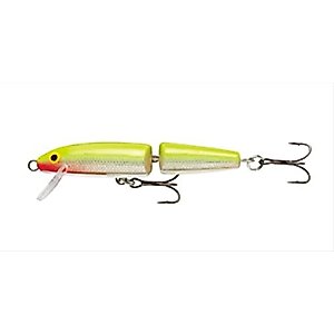 Rapala Jointed 09 Fishing lure, 3.5-Inch, Silver Fluorescent Chartreuse