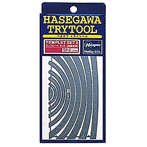 Hasegawa 2 Template Curve Ruler (TP2) yJapanese Plastic modelz