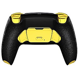 HEXGAMING Customizable Rival Controller 2 Remap Paddles & Replaceable Thumbsticks & Flashshot Compatible with ps5 Pro Custom Controller PC Wireless Esports FPS Game Controller - Black Gold