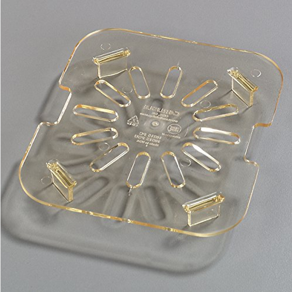 Carlisle FoodService Products 3089613 StorPlus High Heat Drain Shelf, Sixth Size, Amber