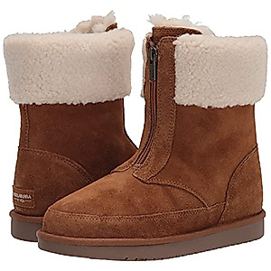 Koolaburra by UGG Unisex-Child K Lytta Short Boot, Chestnut, 4 Big Kid