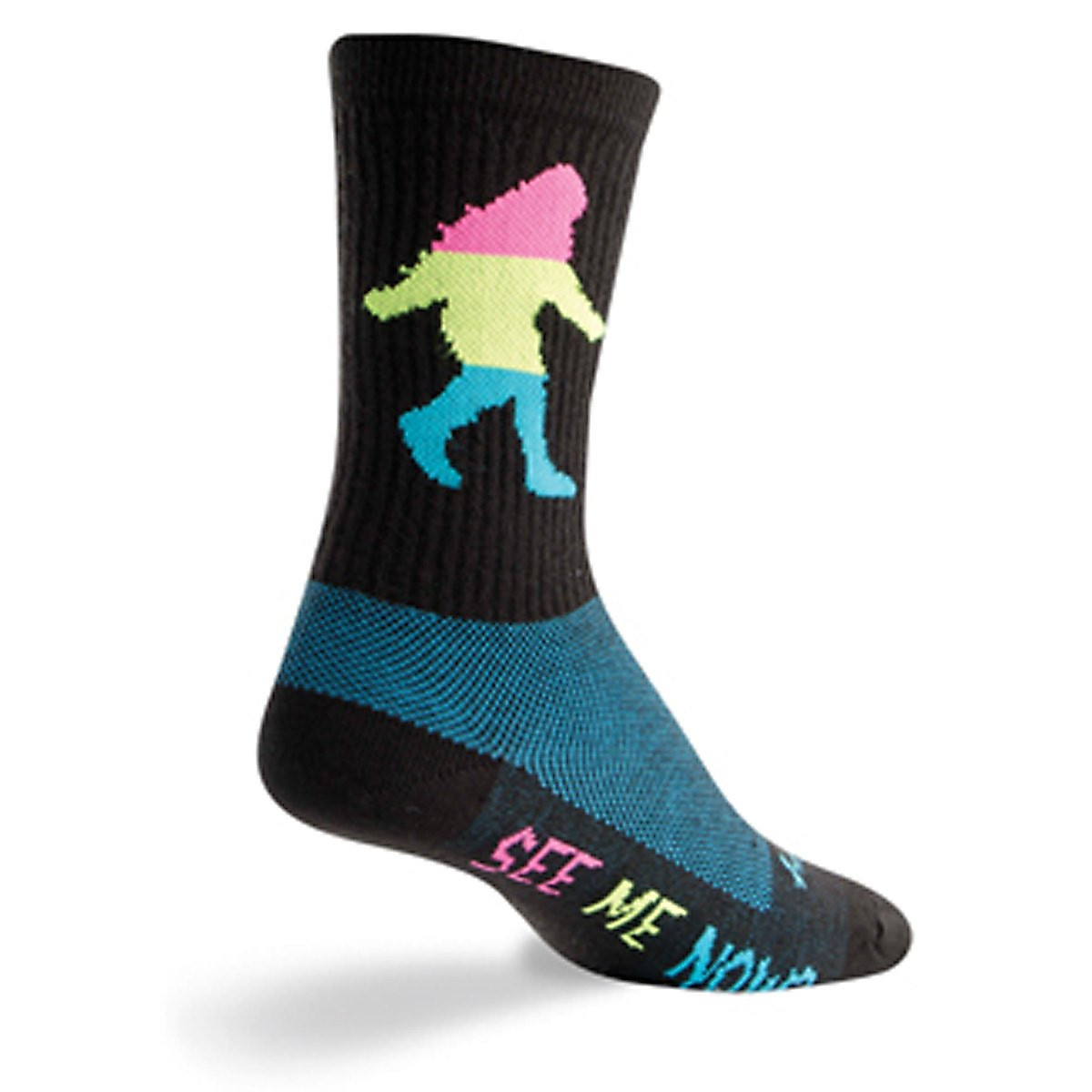 SockGuy Unisex-Adult's Sasquatch 2, Black, L/XL