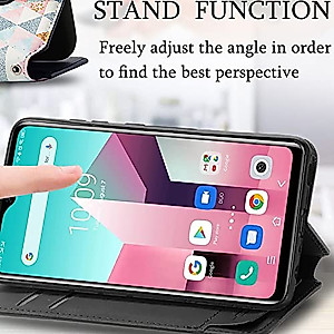 HUANGTAOLI Flip Case for Oppo Find X2 Neo, Built-in Magnetic Closure with Card Slots Phone Cover for Oppo Find X2 Neo