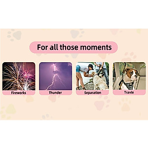 Dog Heartbeat Toy, Heartbeat Stuffed Animal for Dogs, Separation Anxiety Relief and Calming Aid, Puppy Sleeping Aid Plush Pillow Toy, Comfort Hug Snuggle for Small Medium Dogs Cats