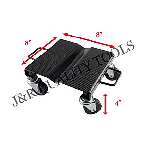 VCT PRO #01131 3Pc 1500lb Capacity Heavy Duty V-Slide Anti-slip Rubber Pads Snowmobile Dolly Set